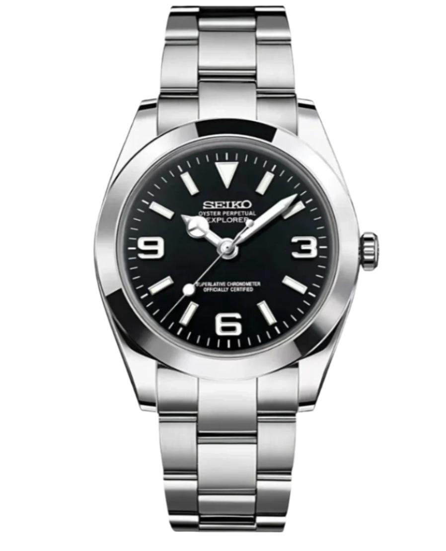 Seiko nh35 movement explorer mod – Lovetomodwatches